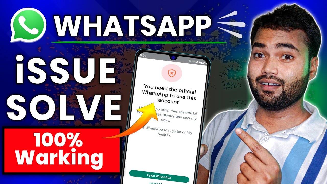 How To Solve You Need Official Whatsapp To Use This Account Whatsapp How To Solve You Need Official Whatsapp To Use This Account Whatsapp
