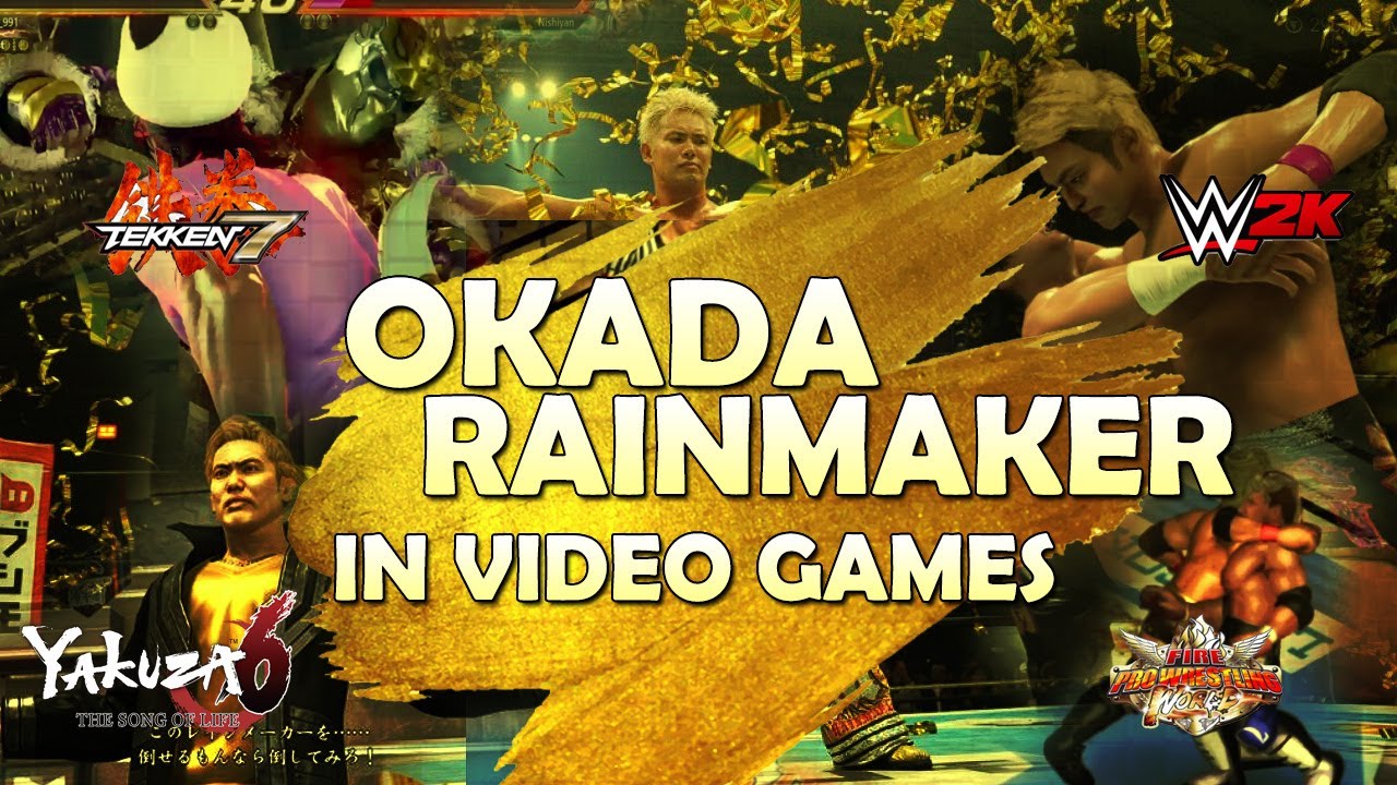 Kazuchika Okada's [オカダ・カズチカ] RAINMAKER レインメーカー Finisher from 5 ...