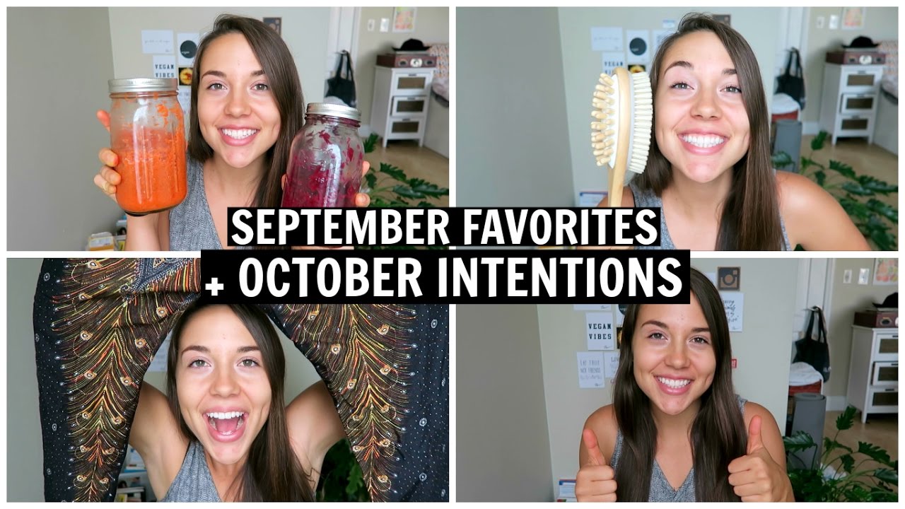My September Favorites + October Intentions - YouTube