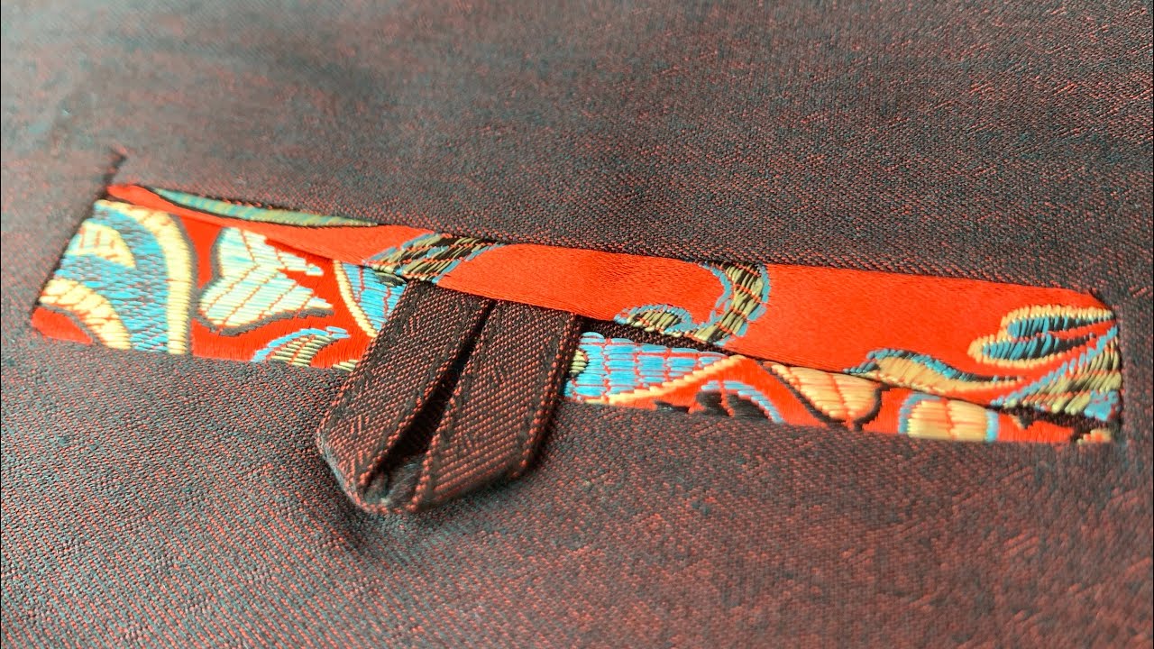 welt pocket design cutting and sewing tutorial A Z - YouTube