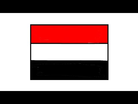 How to draw the Yemen National Flag | Cara menggambar Bendera Nasional ...