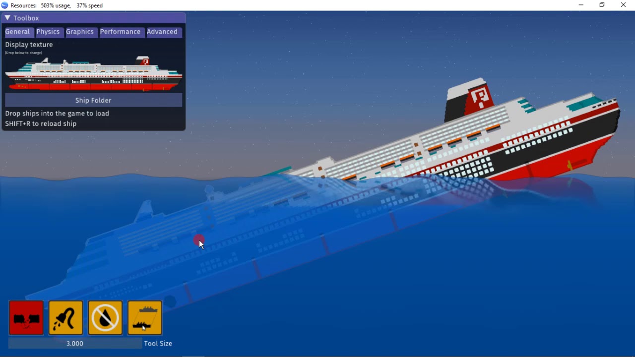 Sinking The Poseidon And Making It Fly Into The Air-Sinking Simulator ...