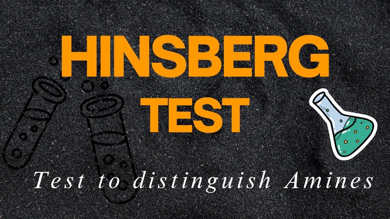 Hinsberg Test| Test to distinguish between primary, secondary, Tertiary ...