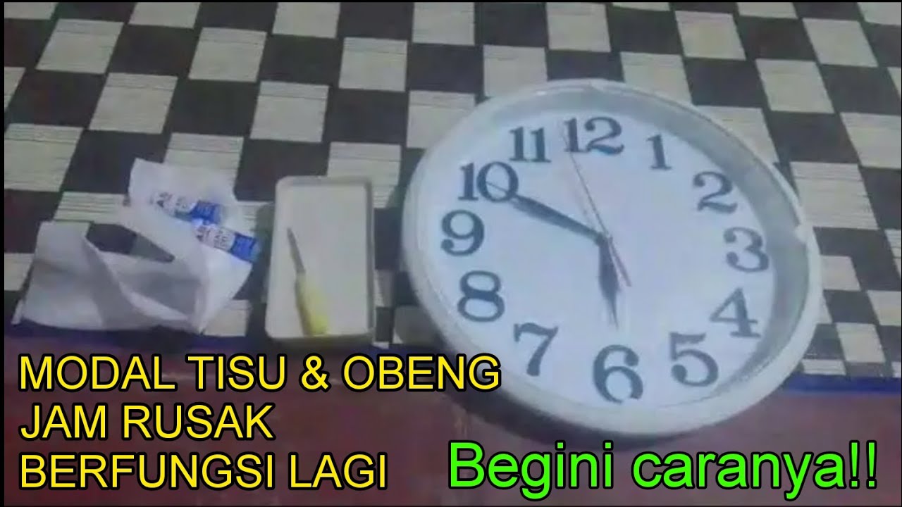 TUTORIAL CARA MEMPERBAIKI JAM DING-DING YANG RUS4K - YouTube