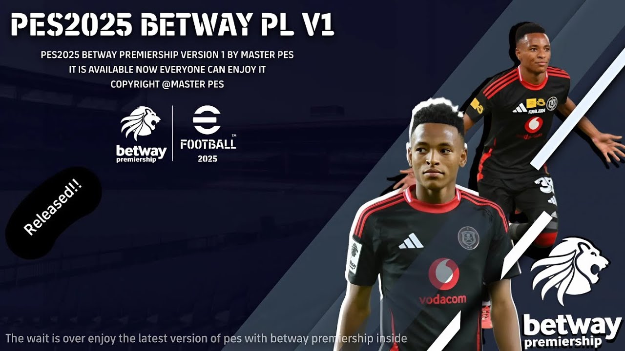 DOWNLOAD PES2025 BETWAY PREMIERSHIP V1 BY MASTER PES | PPSSPP GAME ...