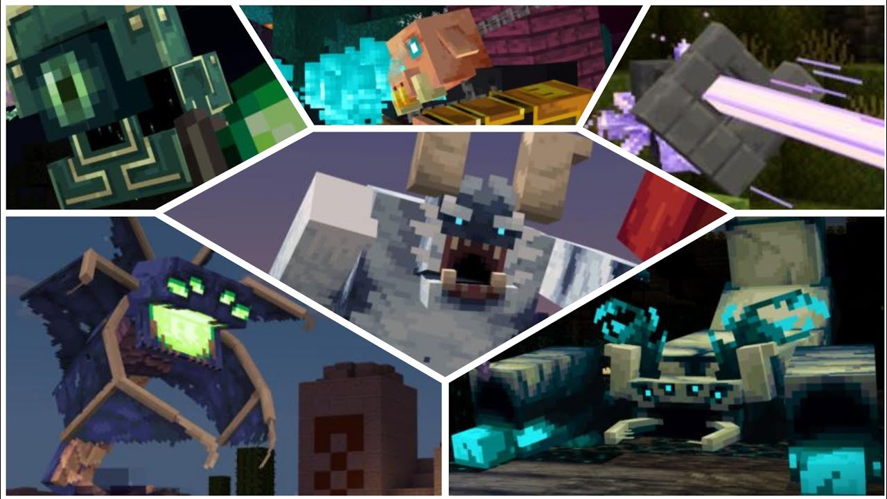 Minecraft Bosses+ All Boss Fights ( Marketplace Addon ) - YouTube