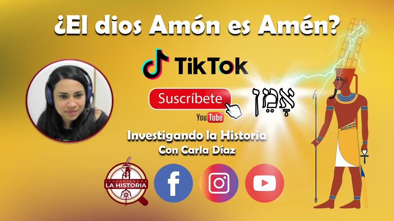 ¿La palabra Amén invoca al dios egipcio Amón? TikTok, Carla Díaz - YouTube