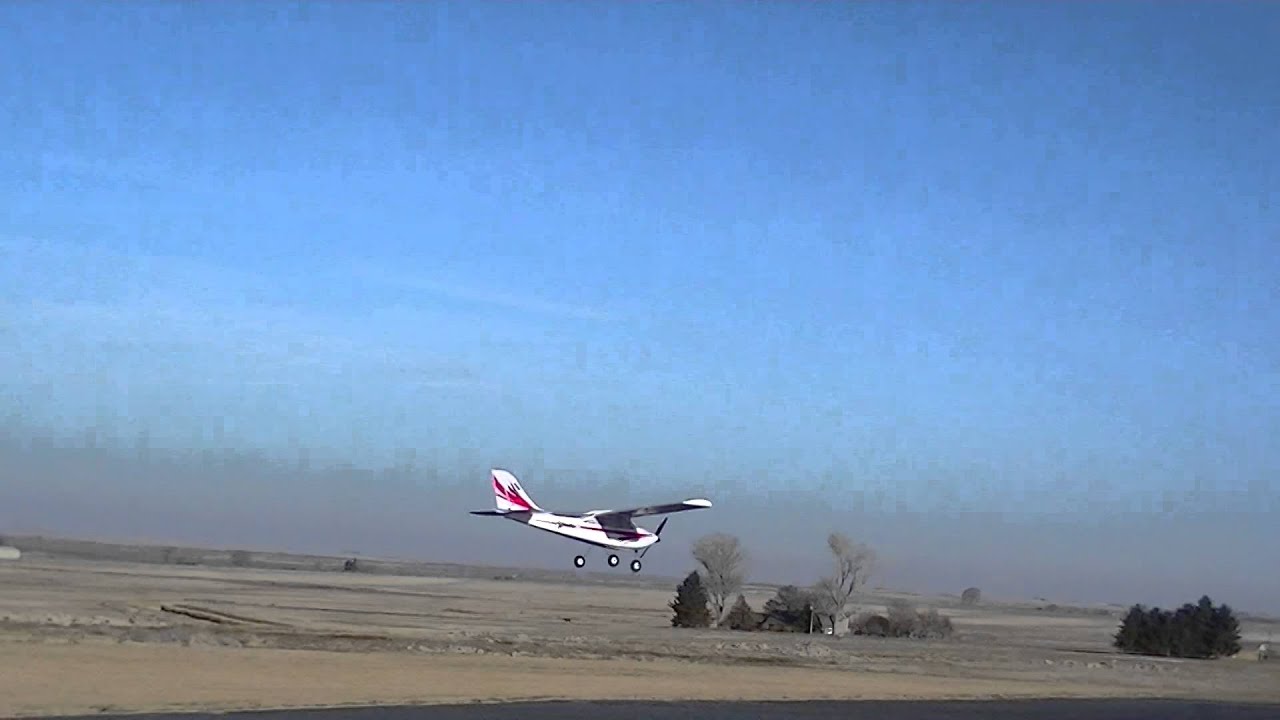 Eflite Apprentice with SAFE Technology Flown by New RC Pilot - YouTube