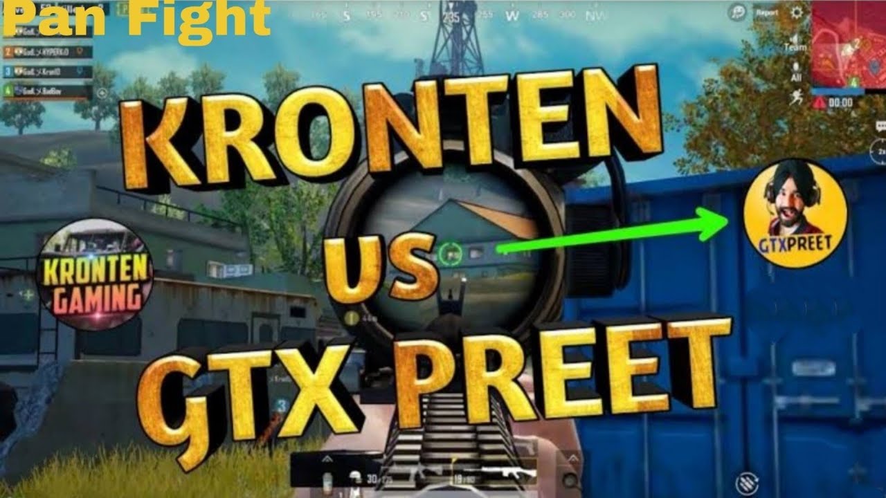 Kronten Gaming vs GTX Preet Latest Pan Fight - YouTube