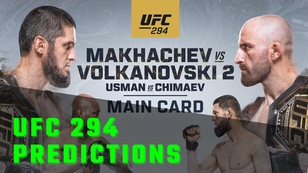 UFC 294 Predictions - YouTube