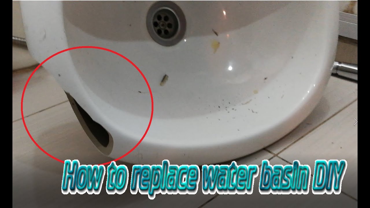 how to replace a water basin (Singapore DIY) - YouTube