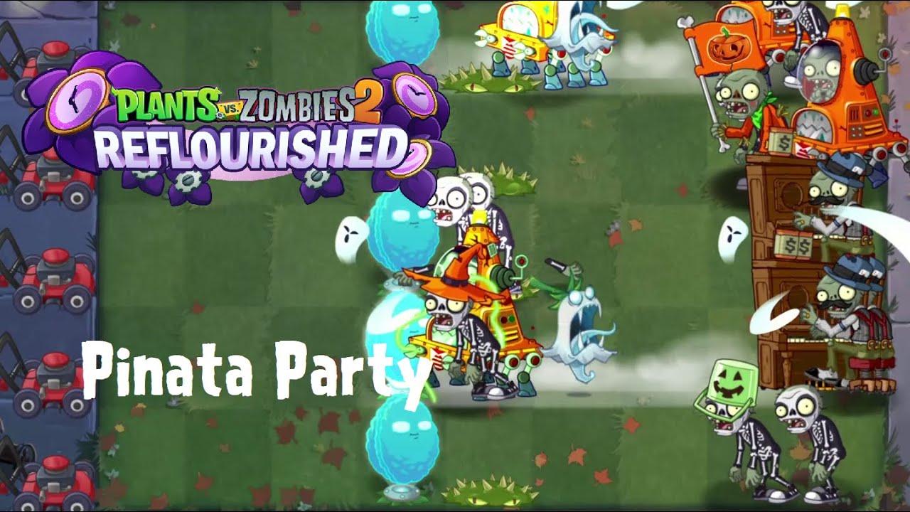PvZ 2 Reflourished: Lawn of Doom Pinata Party (November 1st 2023) - YouTube