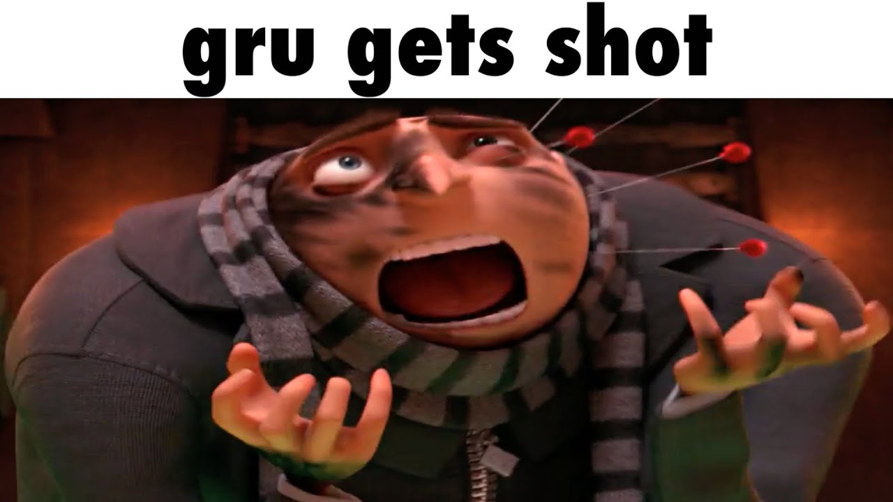 gru gets shot - YouTube