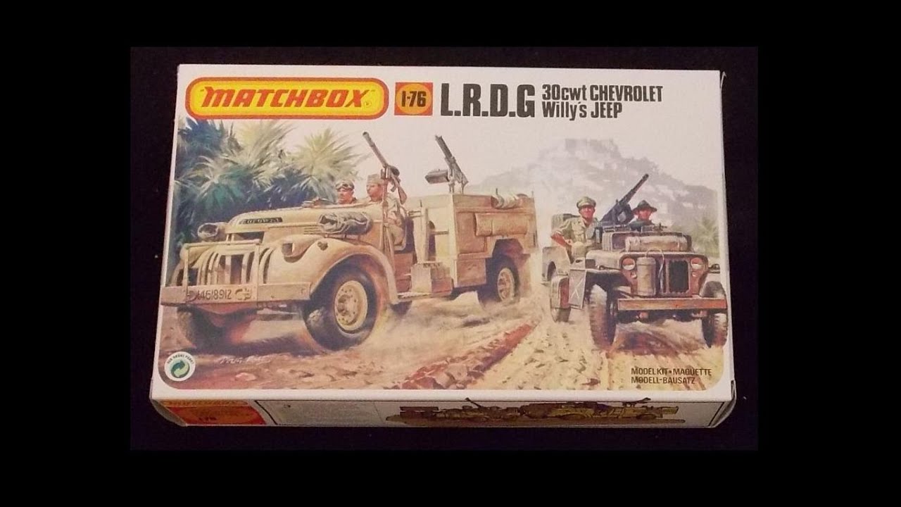 1/76 Revell/Matchbox LRDG Set Build - Part 2 - Chevrolet 30 cwt - YouTube