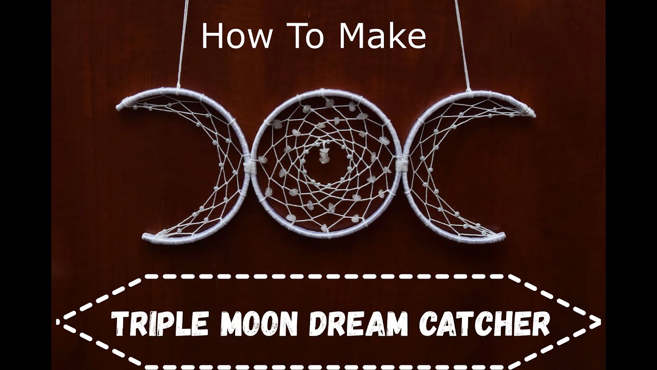 How To Make Triple Moon / DIY Macrame Wall Hanging / Tutorial ...