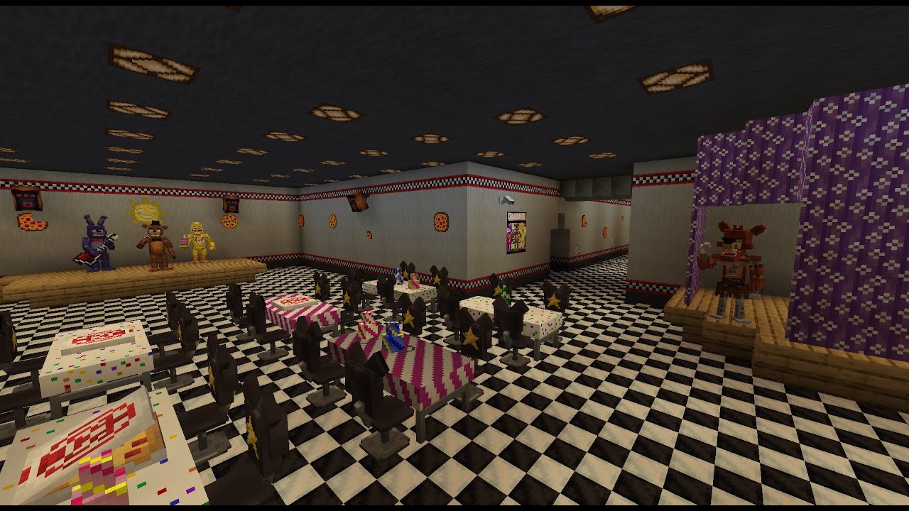 Minecraft FNAF RP Night-2 - YouTube