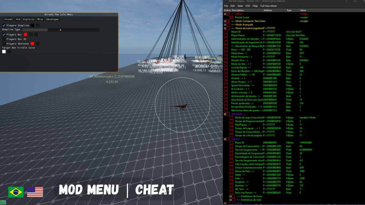 The Isle | Mod Menu | Cheat Undetectable - YouTube