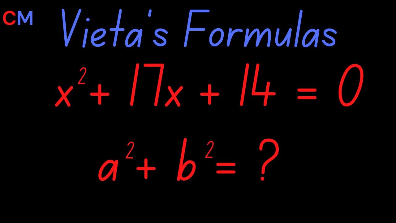 EVERYTHING you need to know about Vieta's Formulas - YouTube