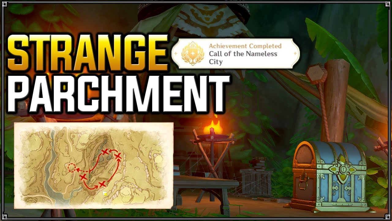 Strange Parchment Puzzle Luxurious Chest & Achievement - YouTube