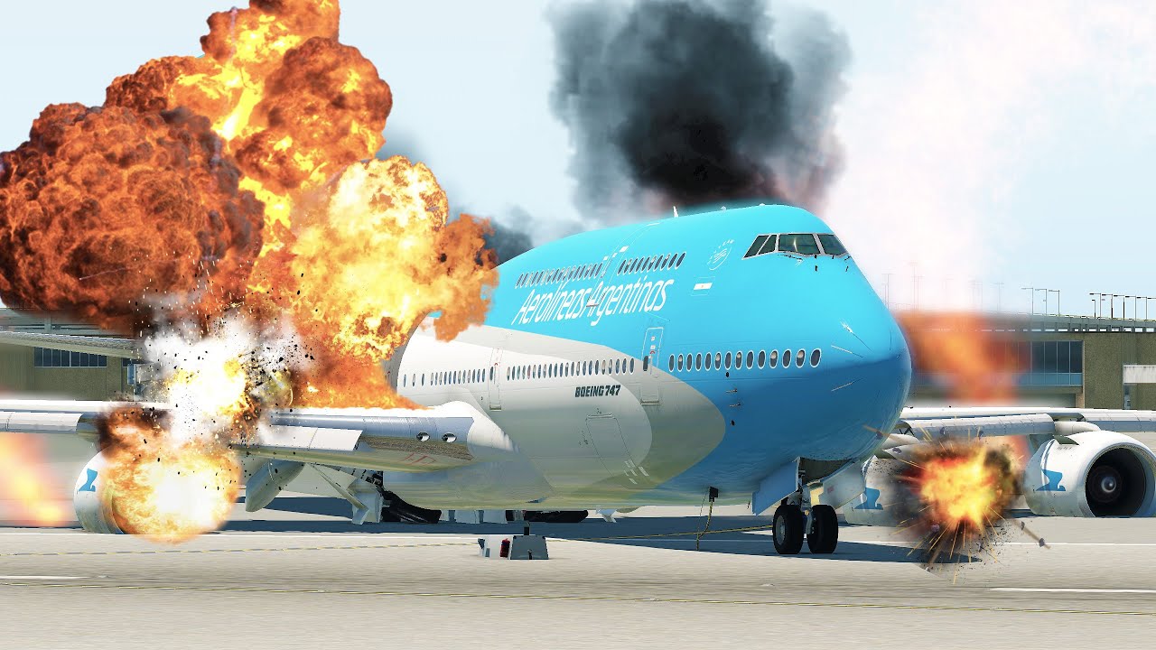 B747 Landing Gone Wrong [XP11] - YouTube