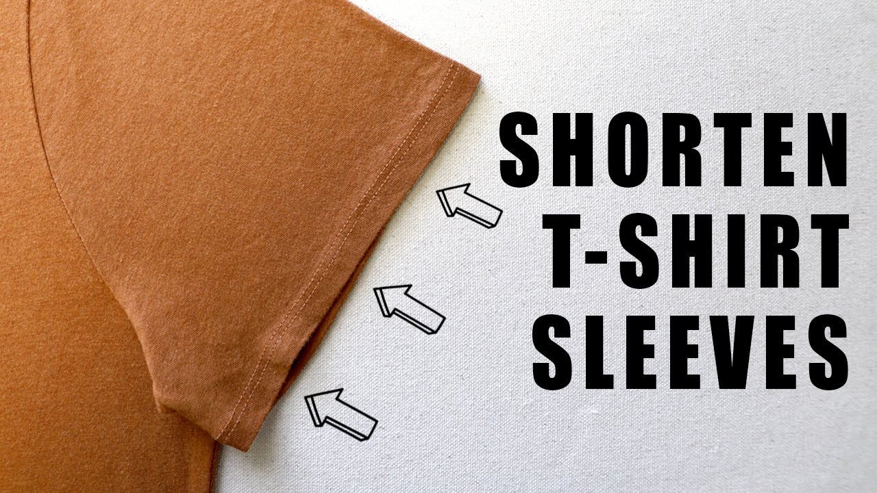 How to Shorten the Sleeves and Add Darts to Take Out Fullness on a T ...