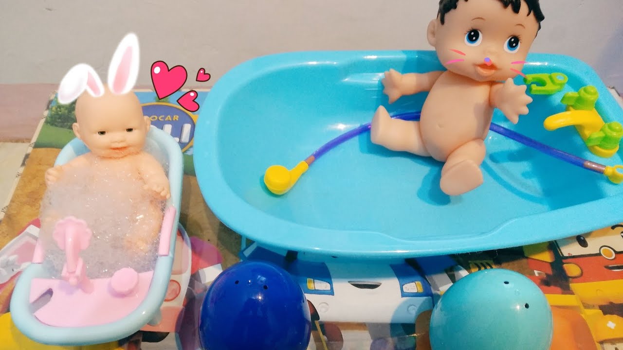 Keseruan Memandikan Bay! | Mainan Anak Perempuan - YouTube