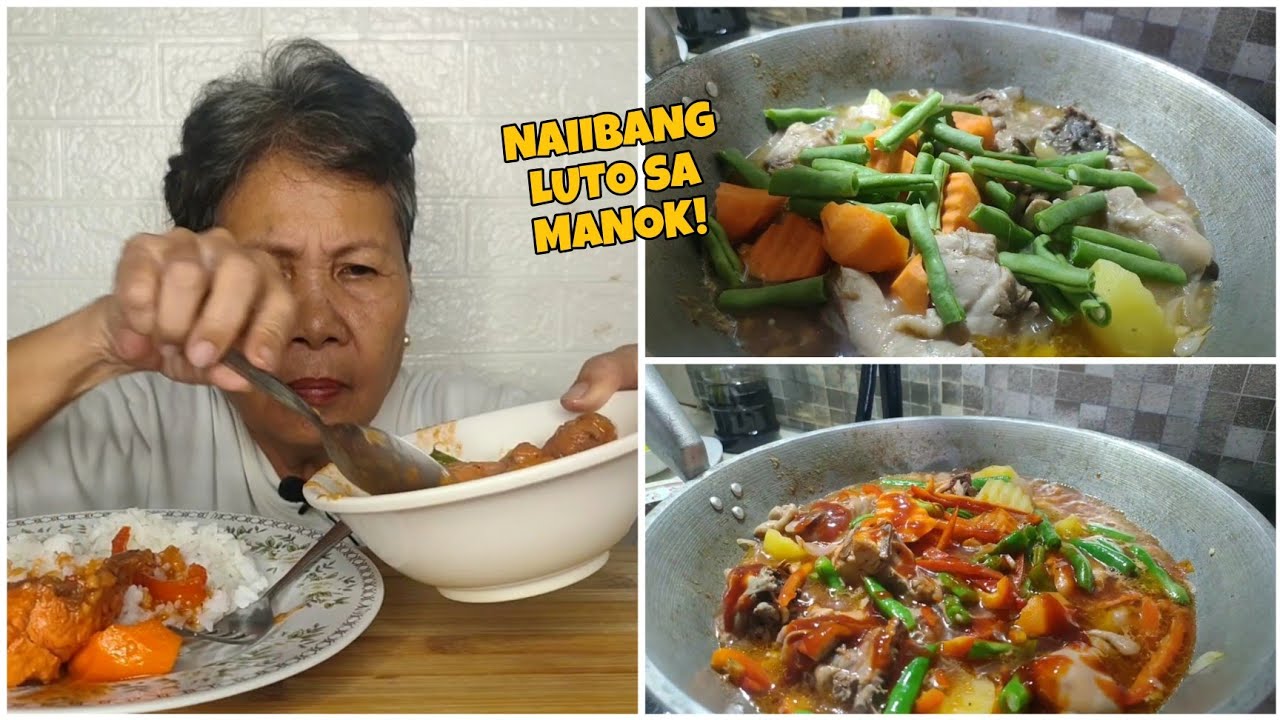 NAIIBANG LUTO SA MANOK MAY KETCHUP AT SKYFLAKES!! - YouTube