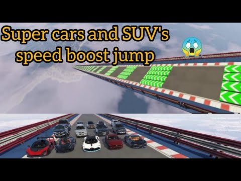 Indian SUV's and super cars speed boost ramp jump 😱|Defender|La Ferrari ...