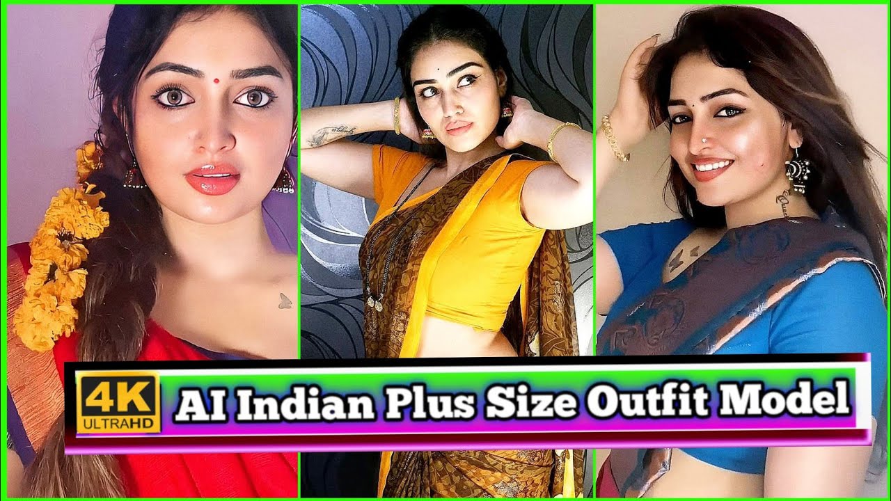 Plus Size Indian Model Outfits Stunning Fashion -56 - YouTube