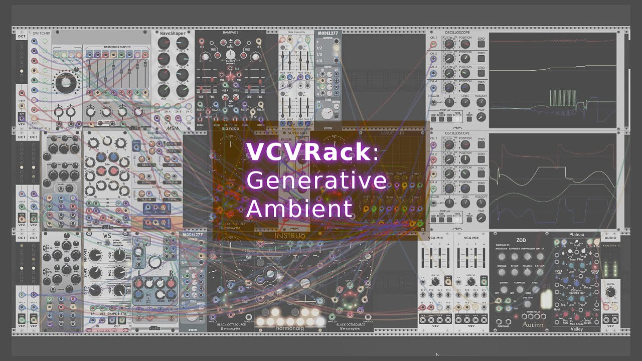 Reviving an old generative ambient VCVRack patch (#generativemusic #ambientnoise #noisemusic ...