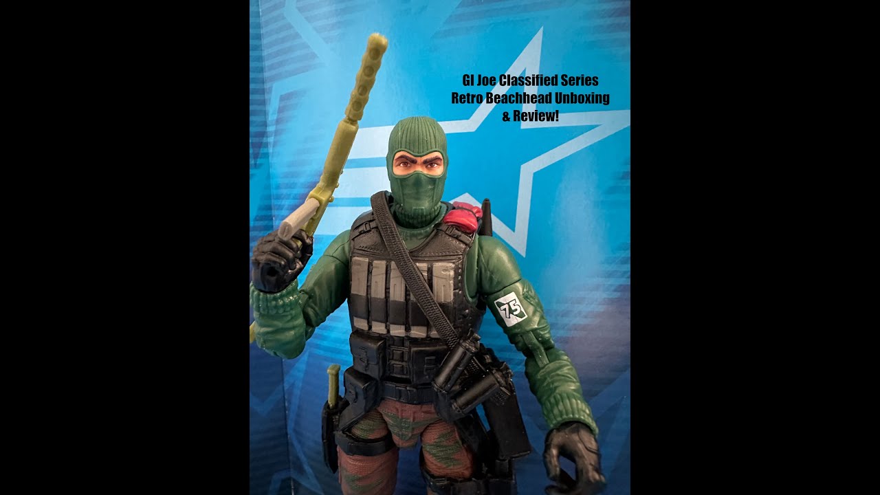 GI Joe Classified Series Retro Beachhead Unboxing & Review! - YouTube
