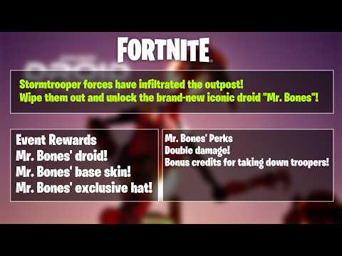 Mister Bones Event: Rules & Rewards | Fortnite Droid Tycoon Limited-Time Event (Full Guide)