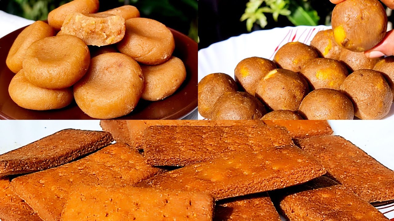 3 Types of amrutham powder snacks recipes / Amrutham podi snacks - YouTube