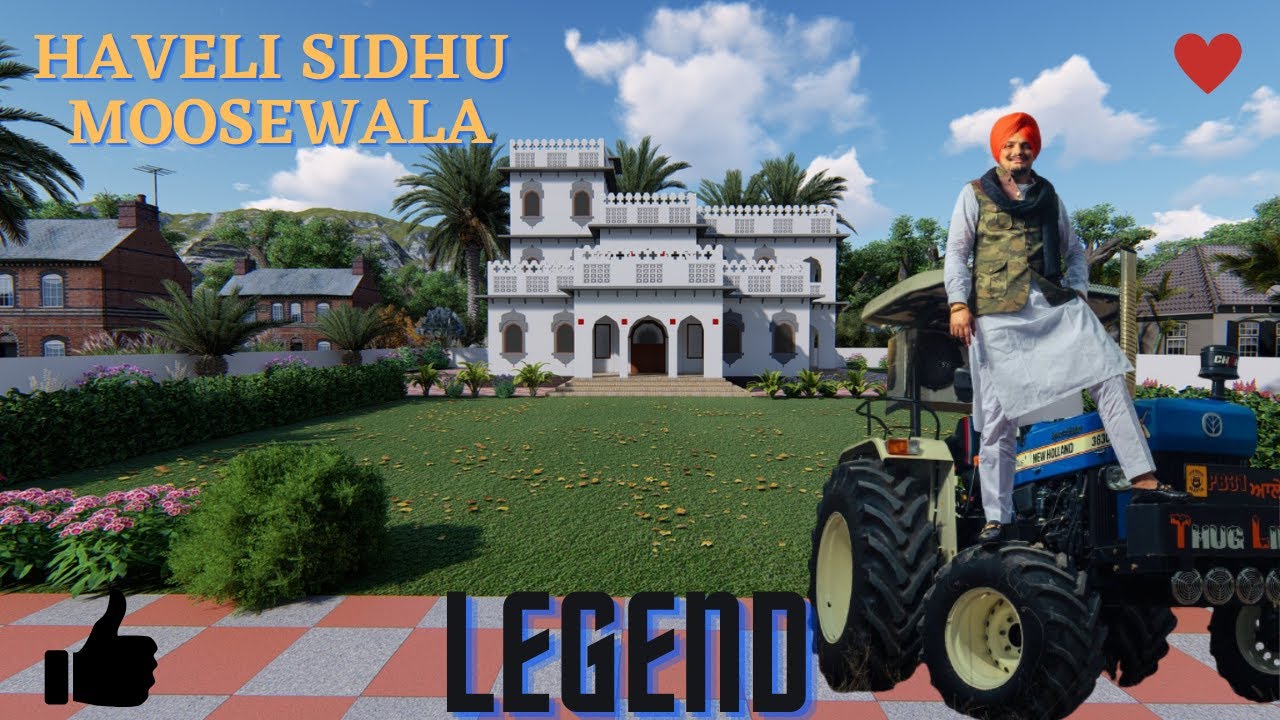 Sidhu Moosewala Haveli II Legend II Fan Design II HOME DESIGN - YouTube