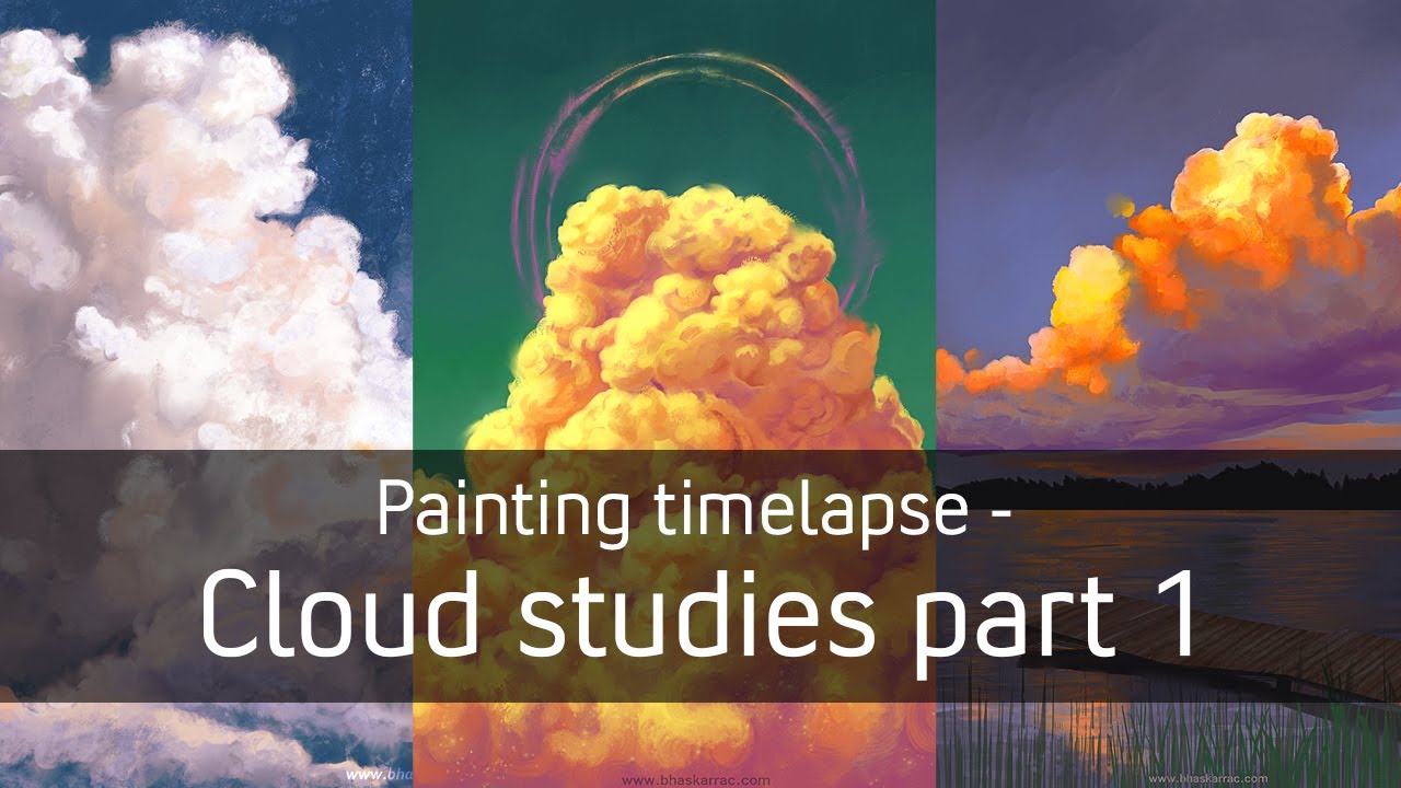 Time lapse - Cloud studies part 1 - YouTube