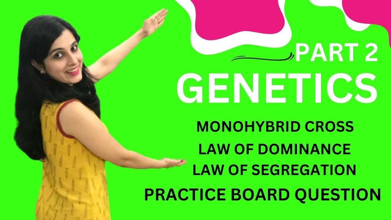 ICSE Class 10 Biology: Monohybrid Cross, Laws of Genetics Explained ...