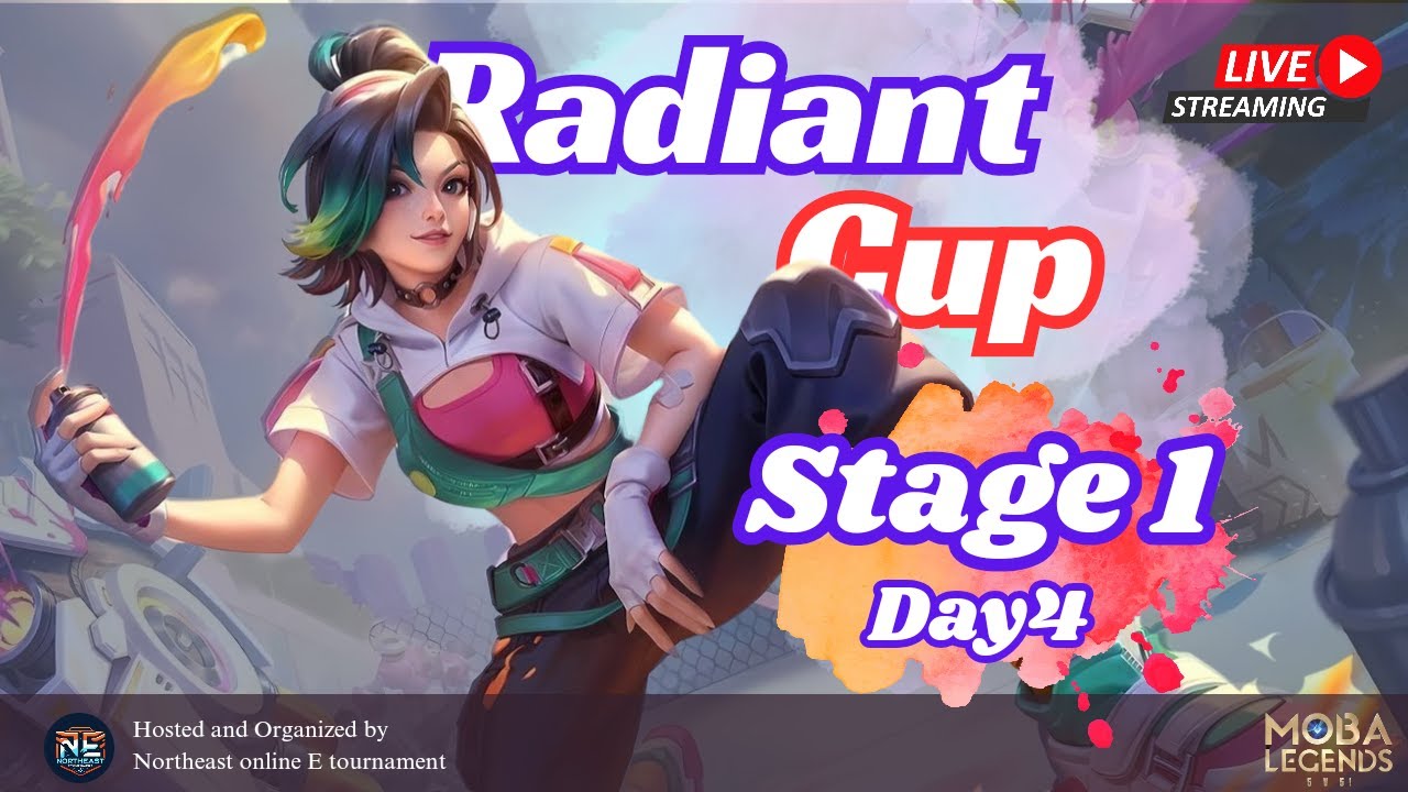 🔴Live| RADIANT CUP STAGE 1 | Day4 - YouTube