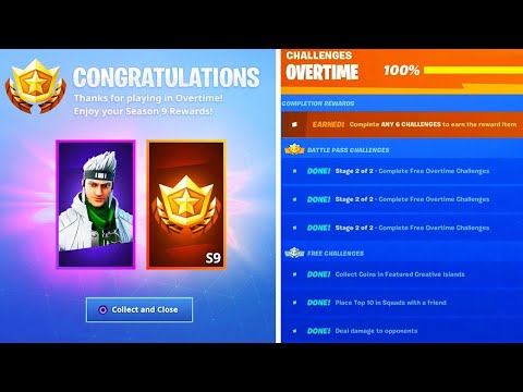 I completed ALL OVERTIME Challenges then THIS happened! (Fortnite ...