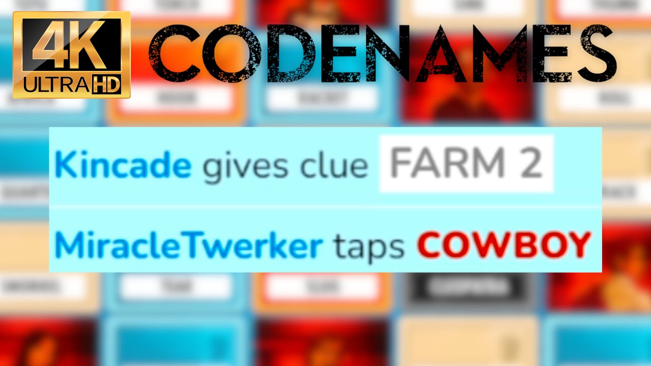 [Codenames] Do Cowboys Belong On Farms? (w/Alex, Kincade, & Bailey) - YouTube