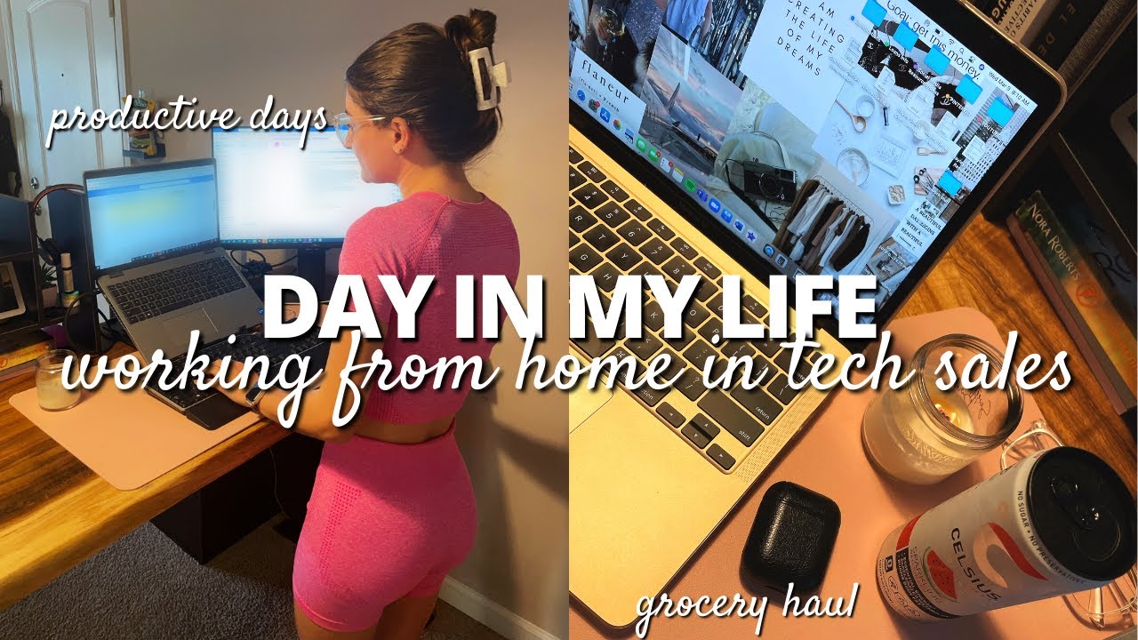 VLOG:Busy & Productive Work Day in My Life Vlog | Working in Tech Sales ...