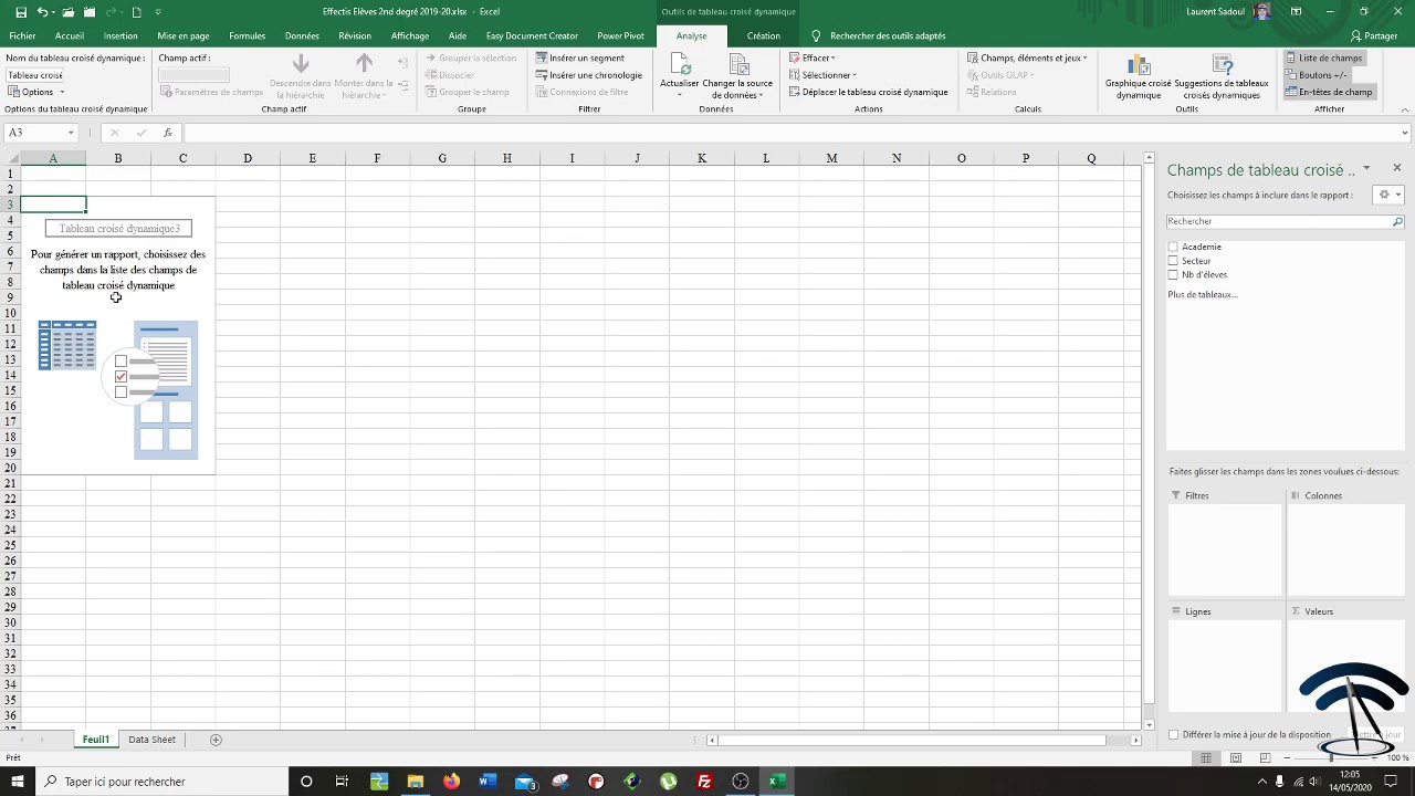 Tableau de contingence - YouTube