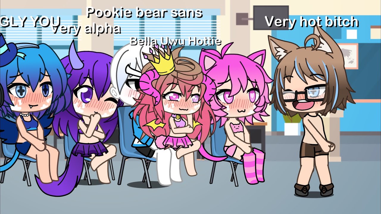 Haet school gacha day 2, sans milk science day very hot - YouTube