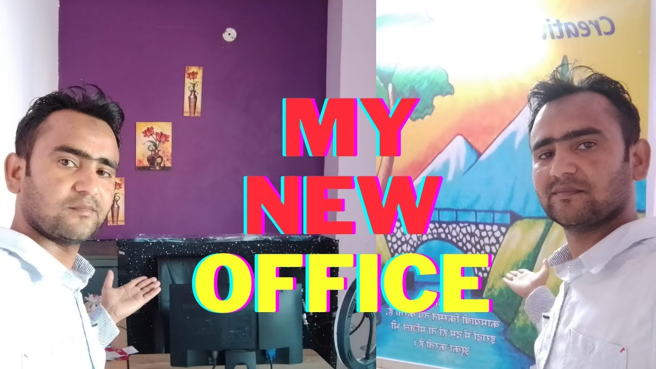 my new office setup - YouTube
