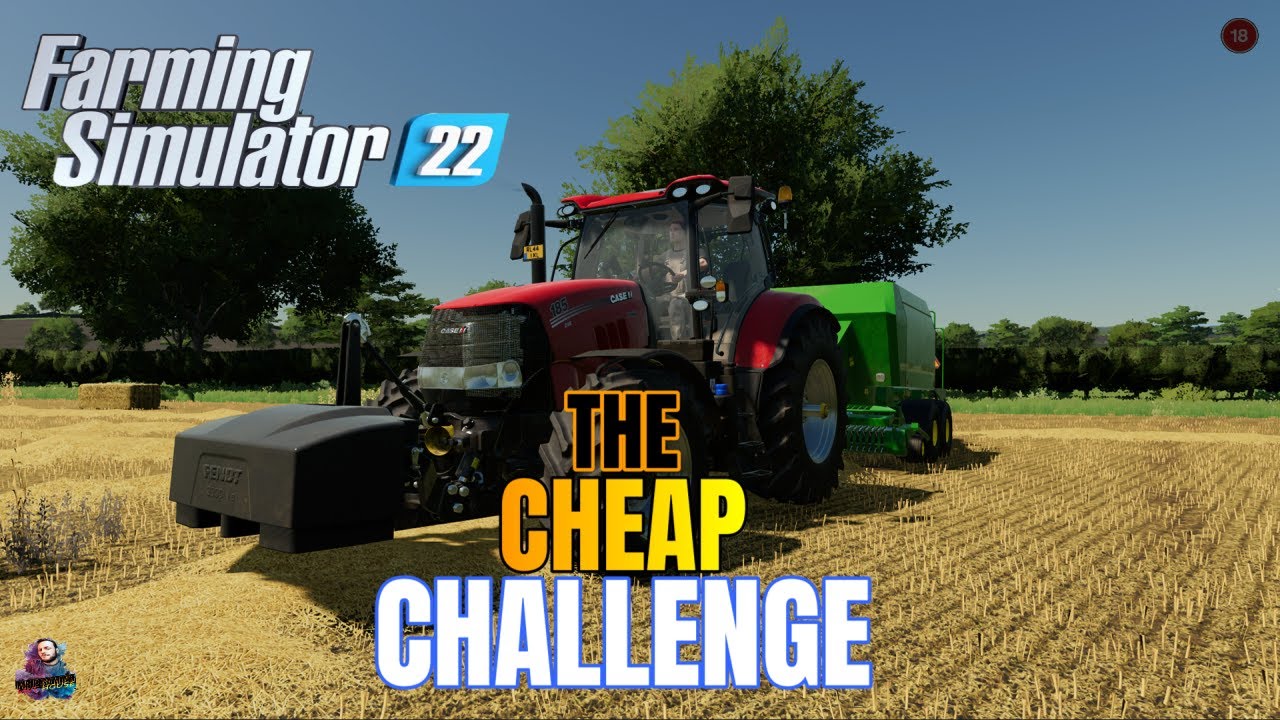 THE CHEAP CHALLENGE, FARMING SIMULATOR 22, EP 18 - YouTube