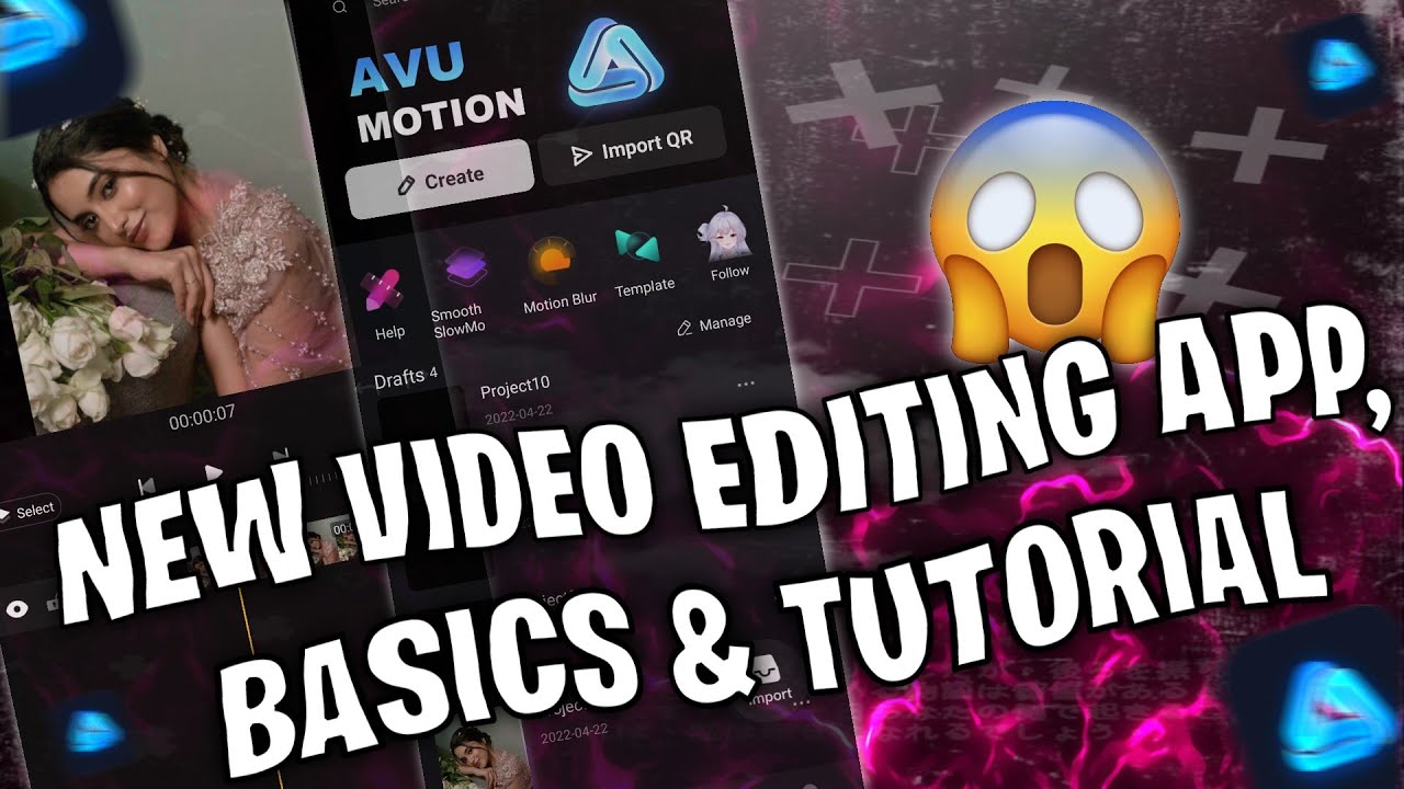 How To Edit On AVU! New Editing Application 🥵Basics & BBC Lens Blur ...