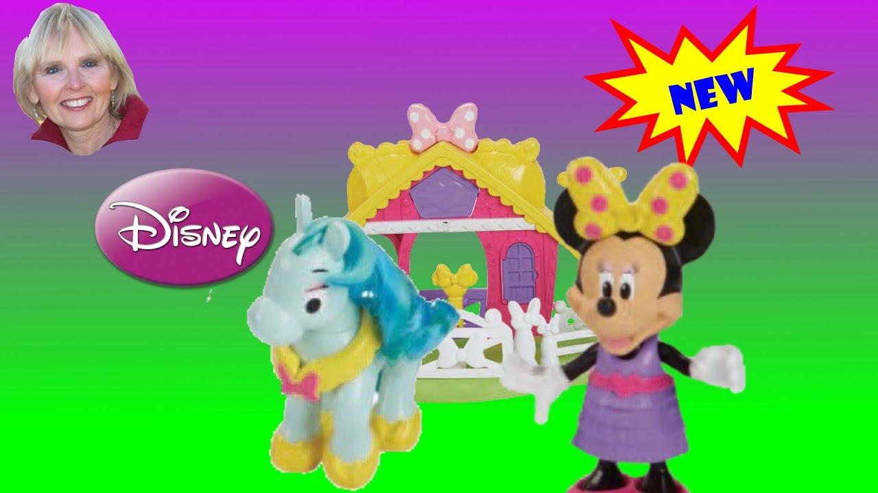 Minnie Trains Her Pony In Her New Stable! - YouTube