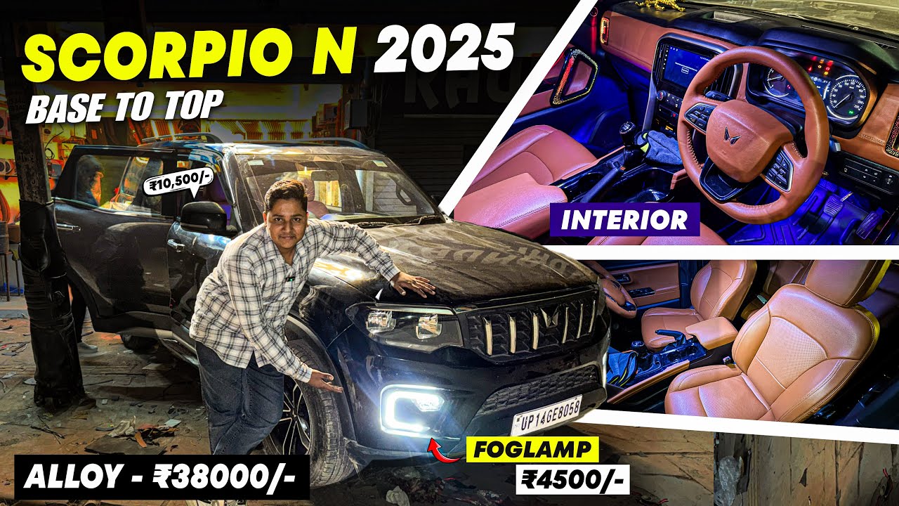 Scorpio N Z2 To Z8 Modified Scorpio N Accessories Scorpio N ...