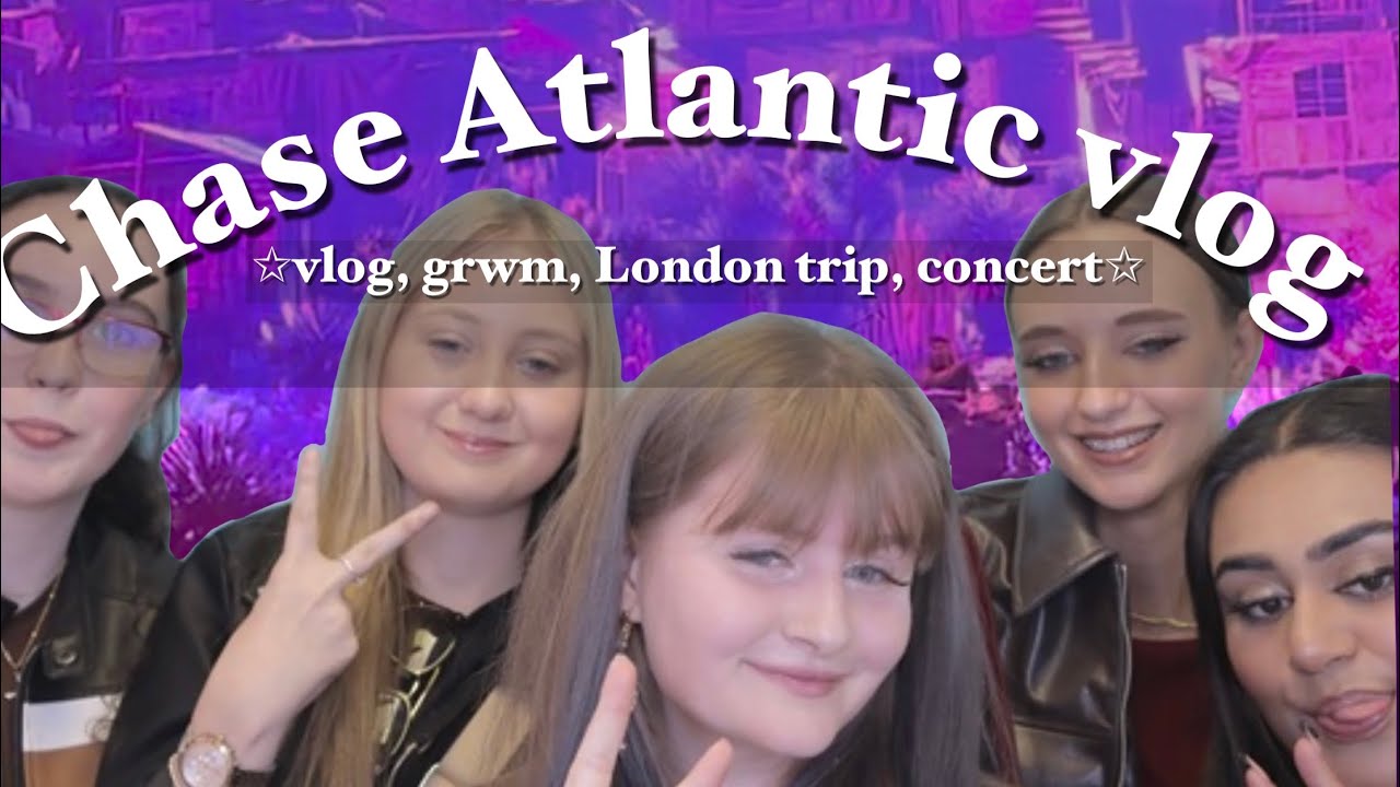 Chase Atlantic vlog! Grwm, concert, day out💜💌🕊 - YouTube