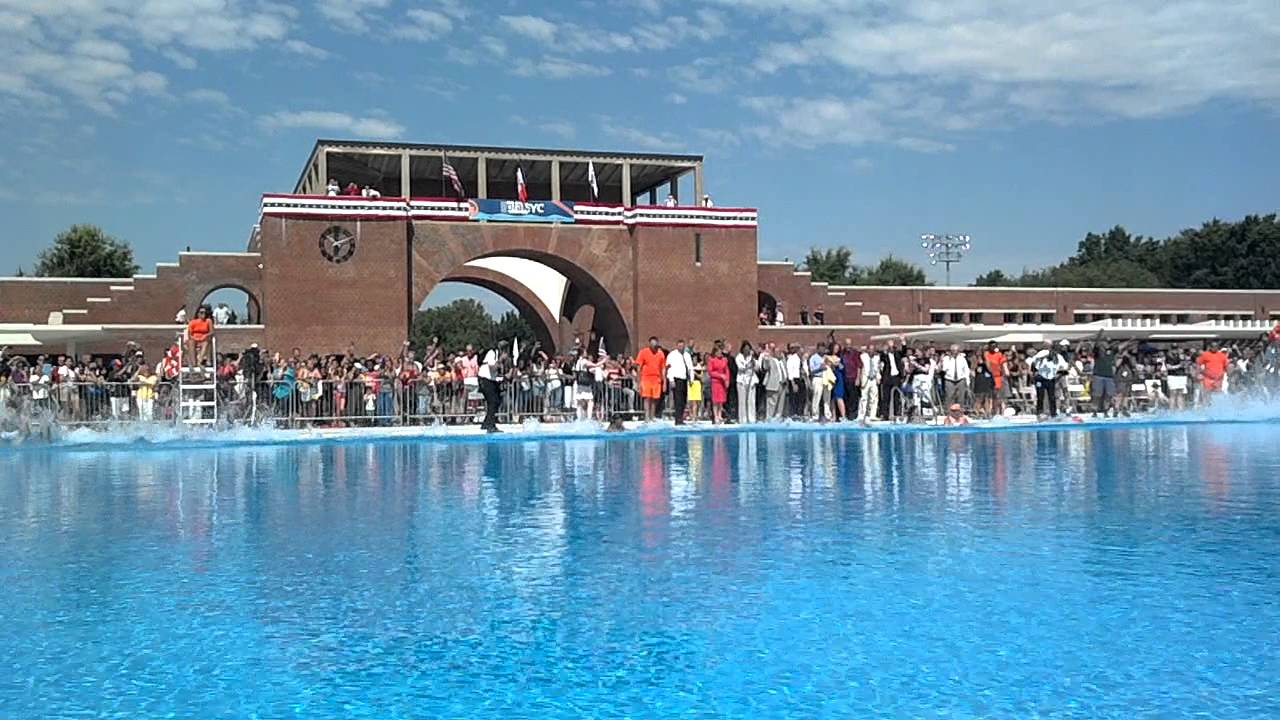 McCarren Park Pool opening - YouTube