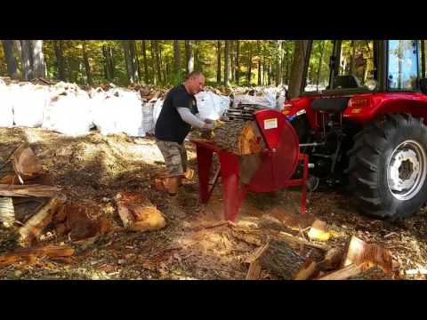 HotAssWood.com firewood buzz saw - YouTube